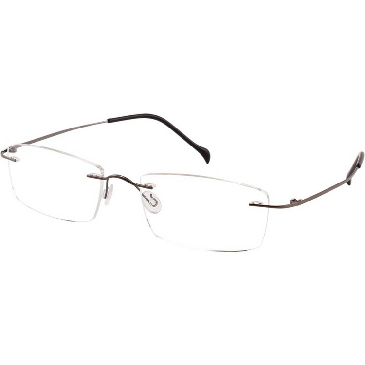 Home Titanium Rimless Hinged Flexible Eyeglasses A1003